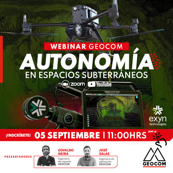 Webinar | Autonomía en espacios subterráneos - Geocom