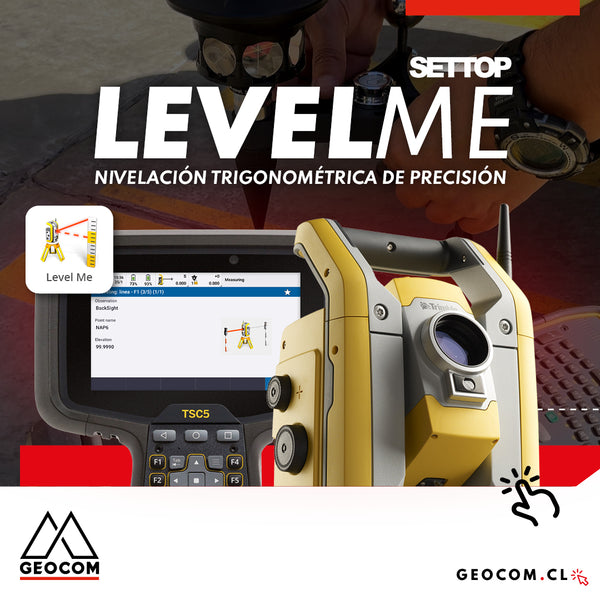 LevelMe: Nivelación trigonométrica de precisión - Geocom