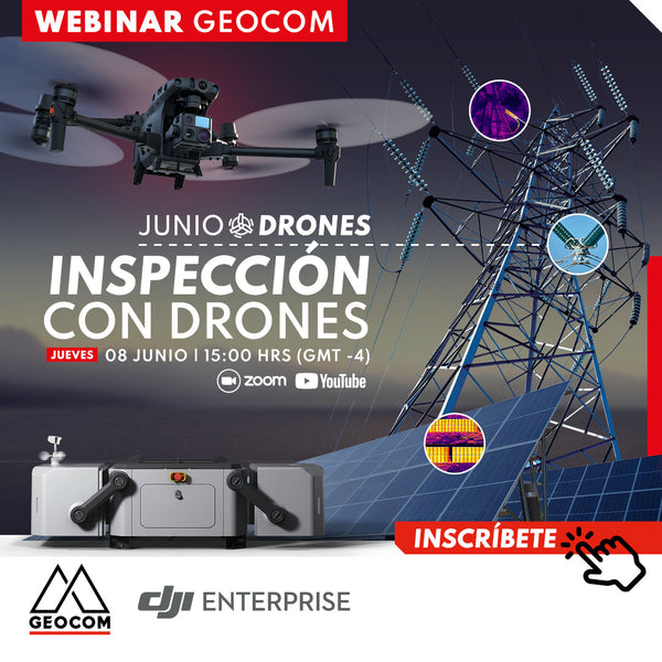 Webinar Junio de Drones | Inspección con drones - Geocom