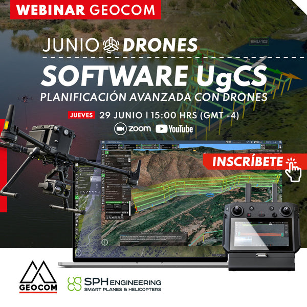 Webinar Junio de Drones | Software UgCS para planificación avanzada co - Geocom