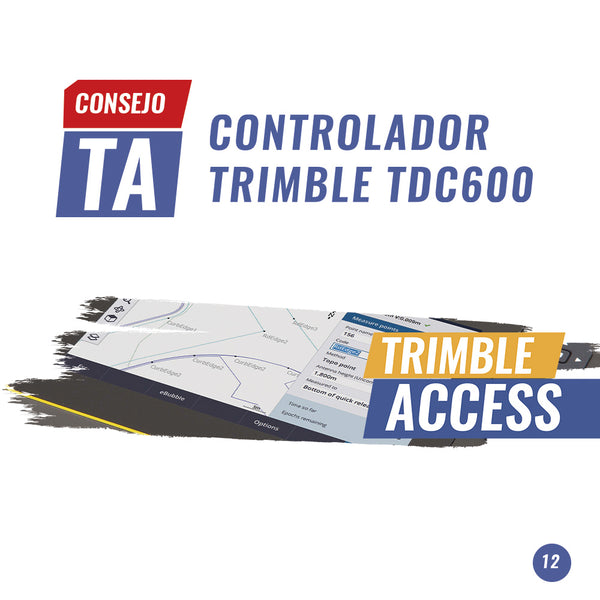 Consejo Trimble Access N°12 | Controlador Trimble TDC600 - Geocom
