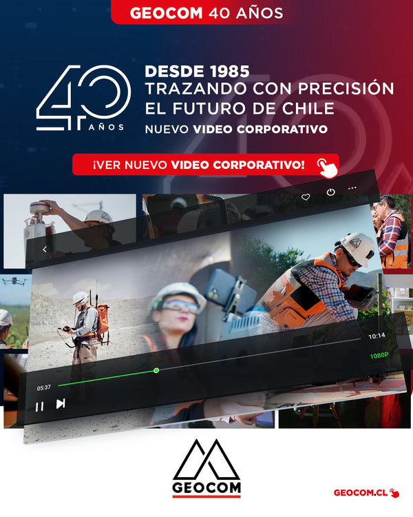 Nuevo video Corporativo | Geocom 40 años trazando con precisión el fut