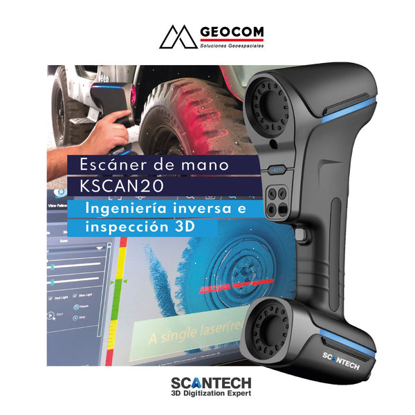 Escáner de mano KSCAN20 | Ingeniería inversa e inspección 3D - Geocom