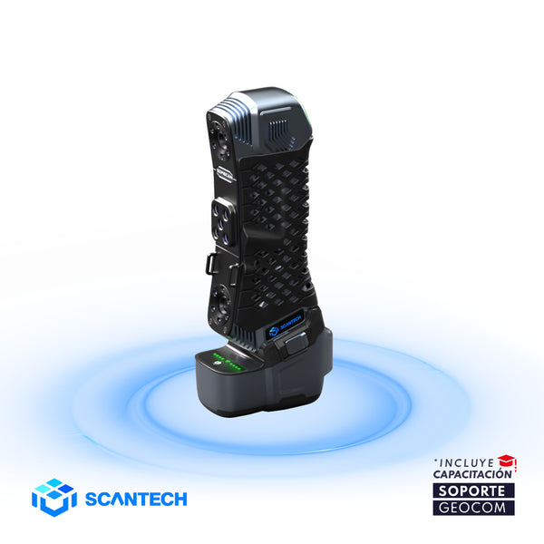 Escáner Láser 3D Scantech Etiquetado "Escáner 3D" - Geocom